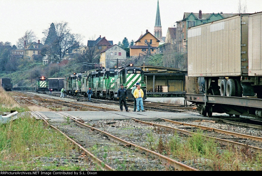 Cleaning up the derailment